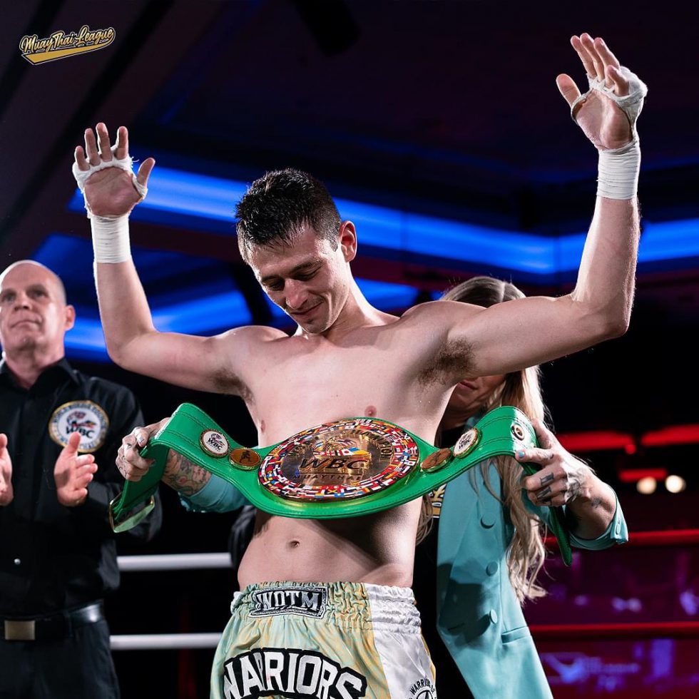 COREY NICHOLSON LANDS HIS DREAM ACCOLADE - WBC MUAYTHAI