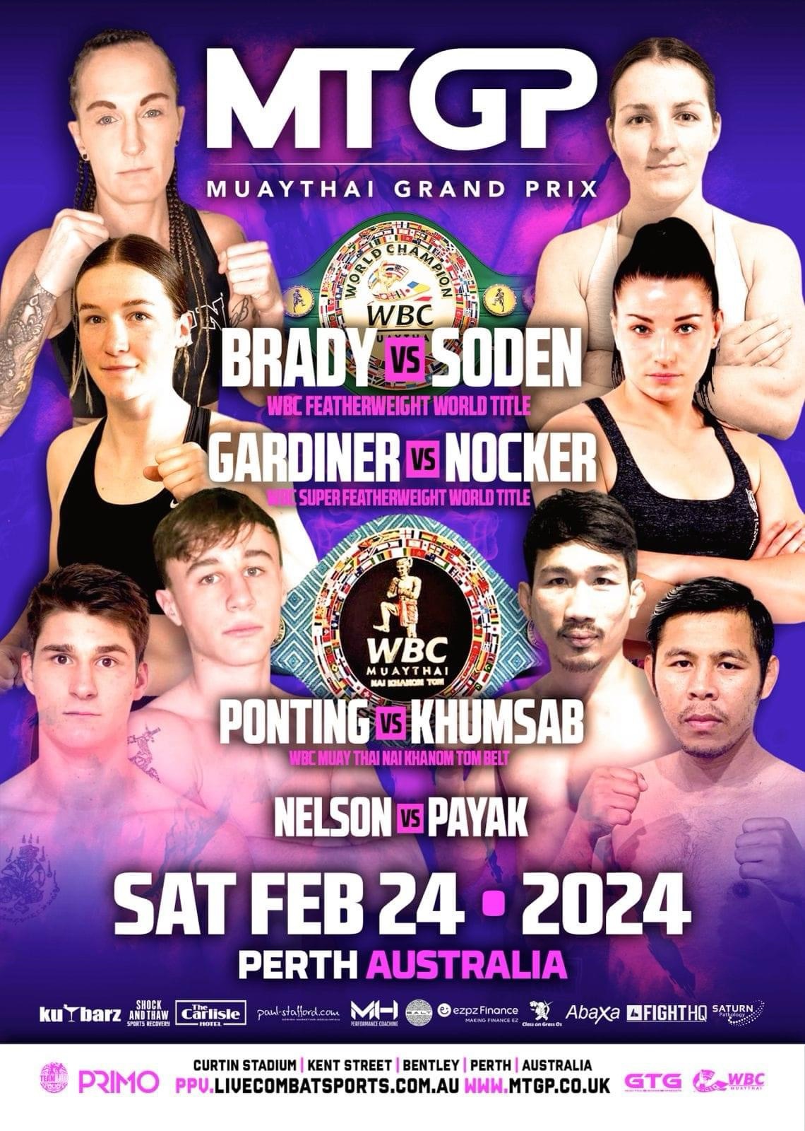 WBC MuayThai Titles Up for Grabs in Explosive Showdowns in Perth - WBC MUAYTHAI
