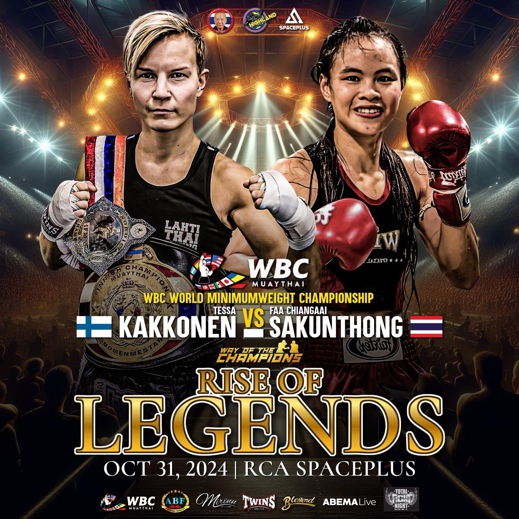 It’s Fight Week: WBC MuayThai Mini-Flyweight World Title Showdown - WBC MUAYTHAI