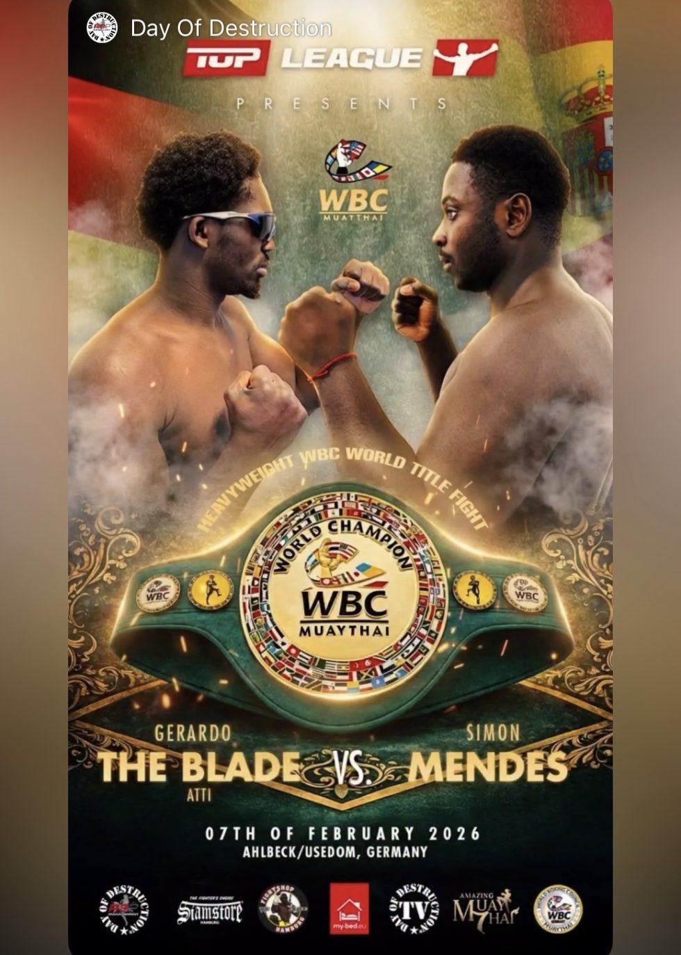 Clash of the Big Boys — WBC MuayThai Heavyweight World Title - WBC MUAYTHAI